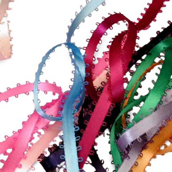 Picot Edge Satin Ribbons