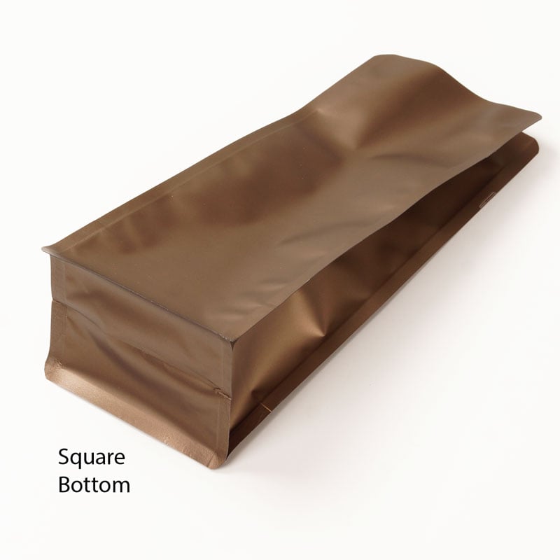Square Bottom Gusseted Food Pouches