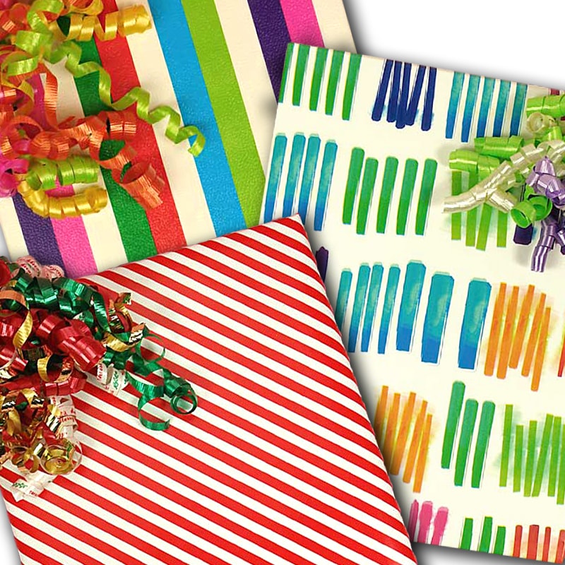 Striped Wrapping Paper