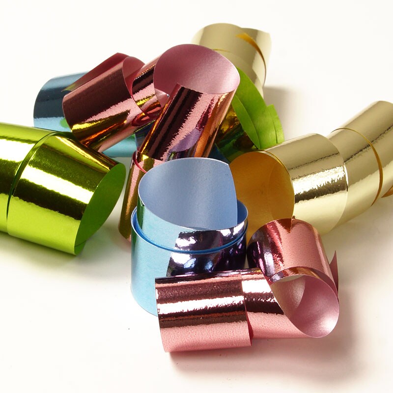 Metallic Finish Poly Ribbon
