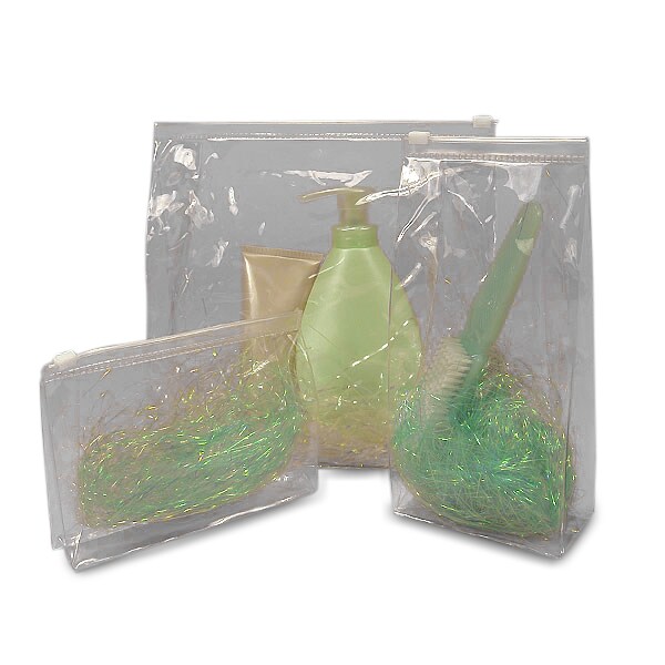 Soft Vinyl Slide-Zip Pouch