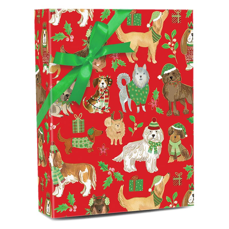 Dog Christmas Paper XMAS NAME DACHSHUND SAUSAGE DOG HAPPY MERRY