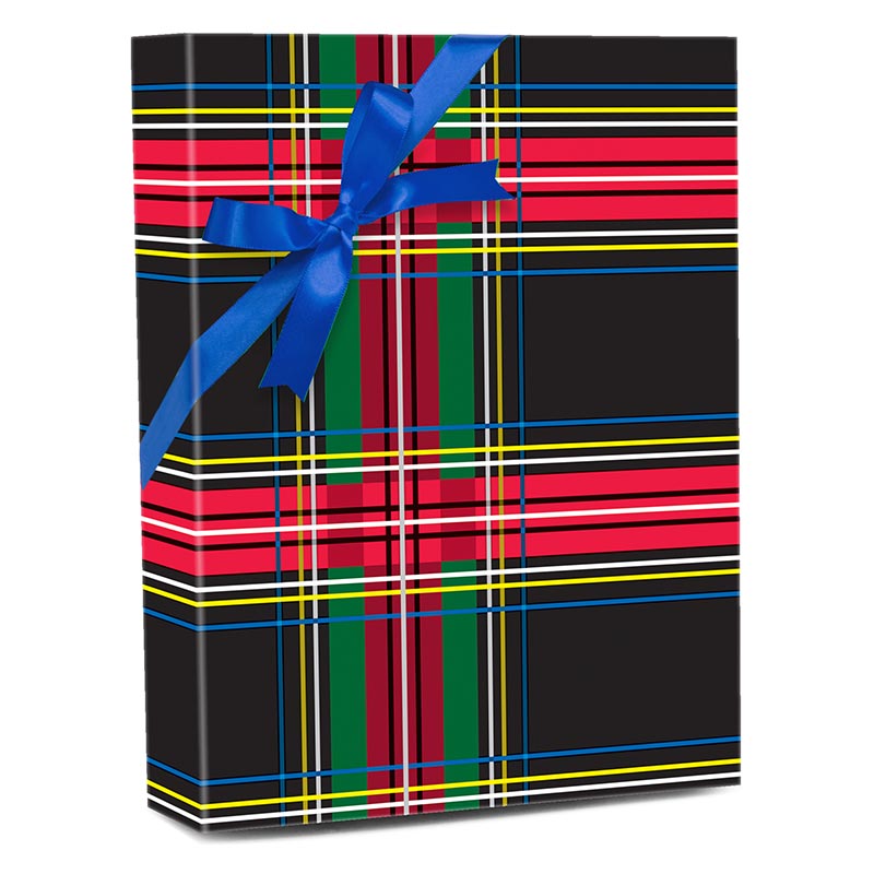 Printable Plaid Christmas Wrapping Paper Flat Christmas Wrapping Paper
