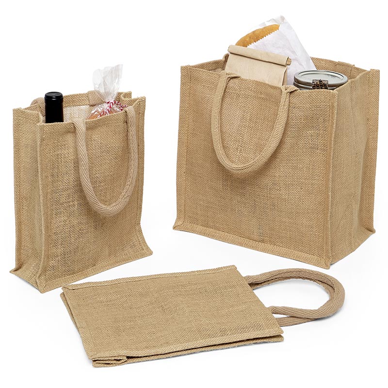 Burlap Shopping Bag