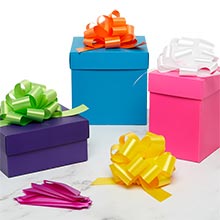 8" Giant Embossed Pull String Bows | Shop PaperMart.com