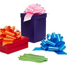 8" Giant Glossy Pull String Bows