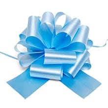 8" Giant Glossy Pull String Bows
