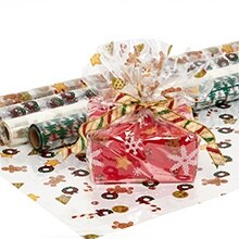 Christmas Patterned Cello Bags | Shop PaperMart.com