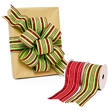 Striped Ribbon at Wholesale Prices | Paper Mart