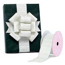 Wide Wired Wedding Ribbons | Shop PaperMart.com