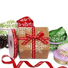 Narrow Christmas Ribbons
