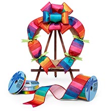 Striped Ribbon at Wholesale Prices | Paper Mart