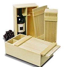 Natural Plywood Wine Box