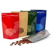 Coffee Bags: Small, Tin Tie Coffee Bags in Bulk | Paper Mart