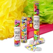 Clear Cylinder Candy Containers