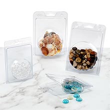 Rectangular PVC Clamshell Boxes With Hangers | Shop PaperMart.com