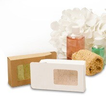 White & Kraft Soap Boxes