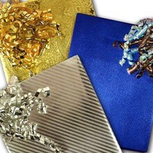 Metallic Wrapping Paper: Gold Foil & Mylar Gift Wrap | Paper Mart